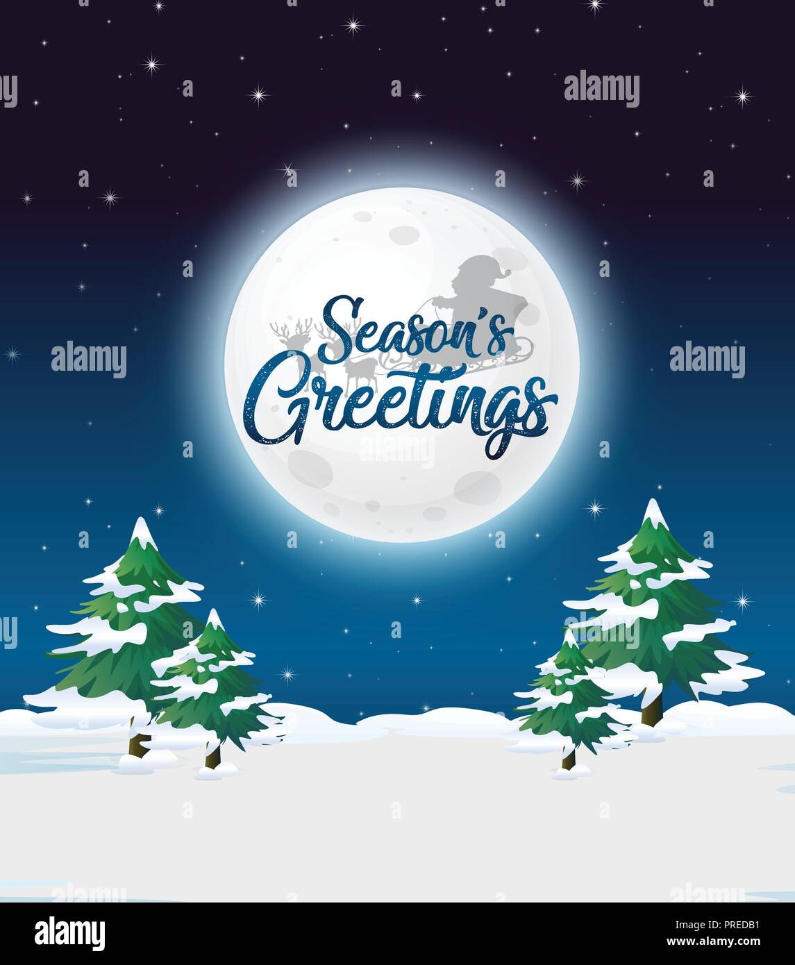 Winter snow season template illustration Stock Vector Image & Art - Alamy