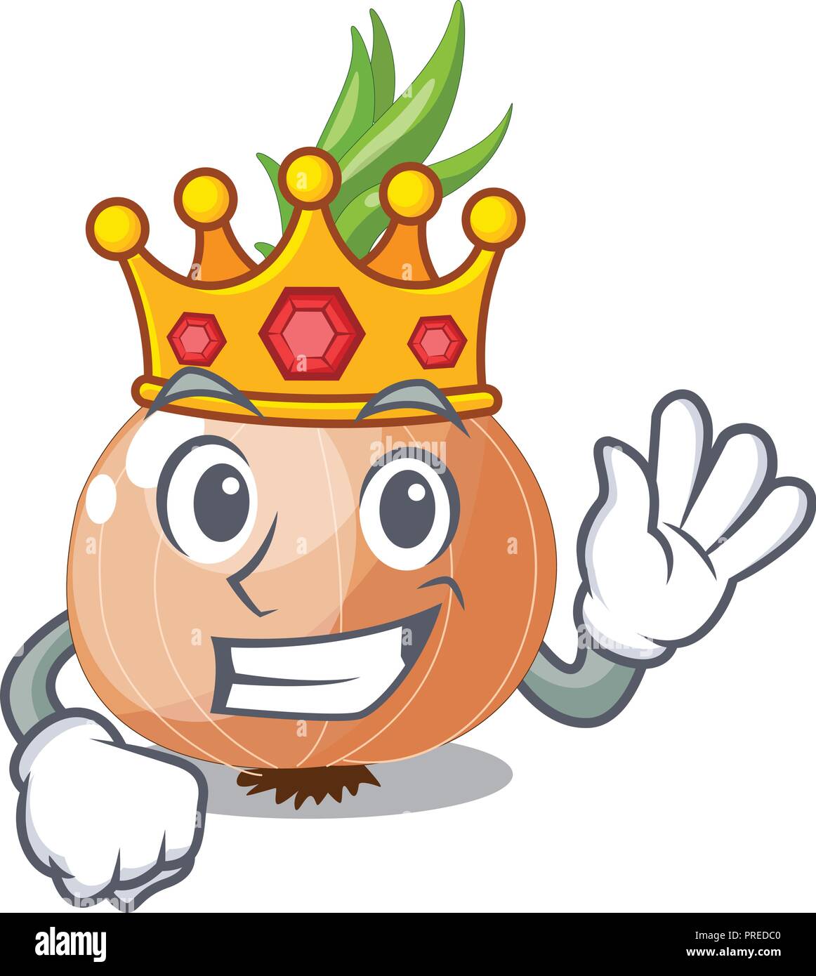 Onion king Stock Vector Images - Alamy
