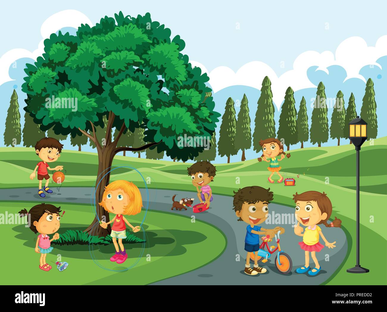 Playing field pet Stock Vector Images - Alamy