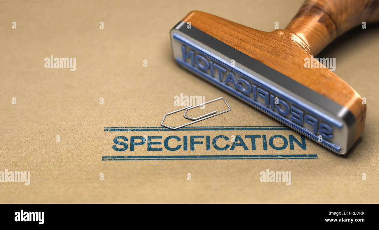 3D illustration of a rubber stamp over paper bacground. Concept of ...