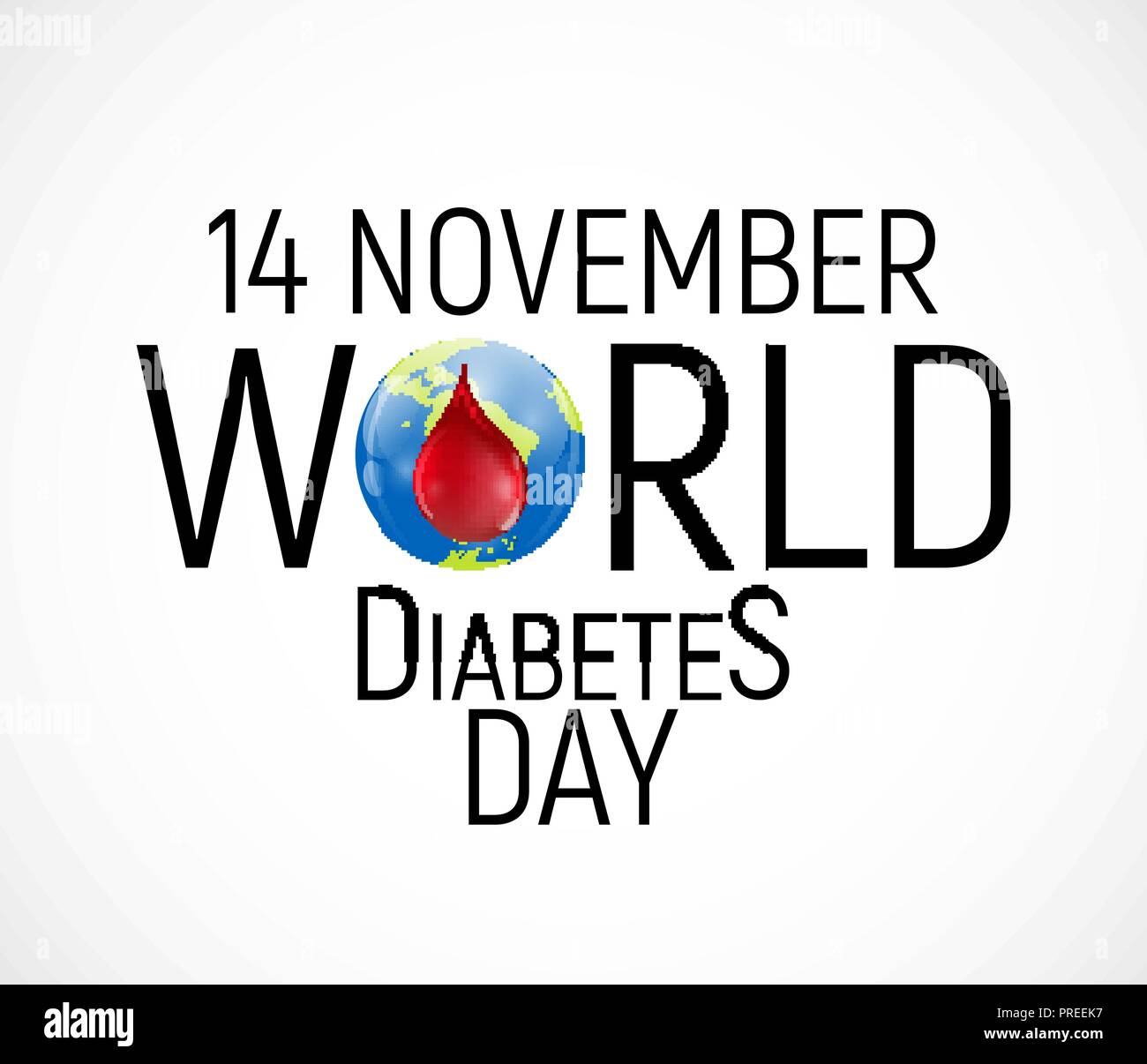 Diabetes background Stock Vector Images - Alamy