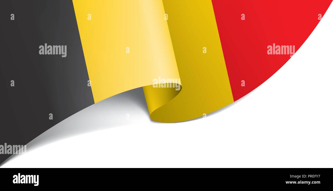 Realistic 3d belgium flag waving Stock Vector Images - Alamy