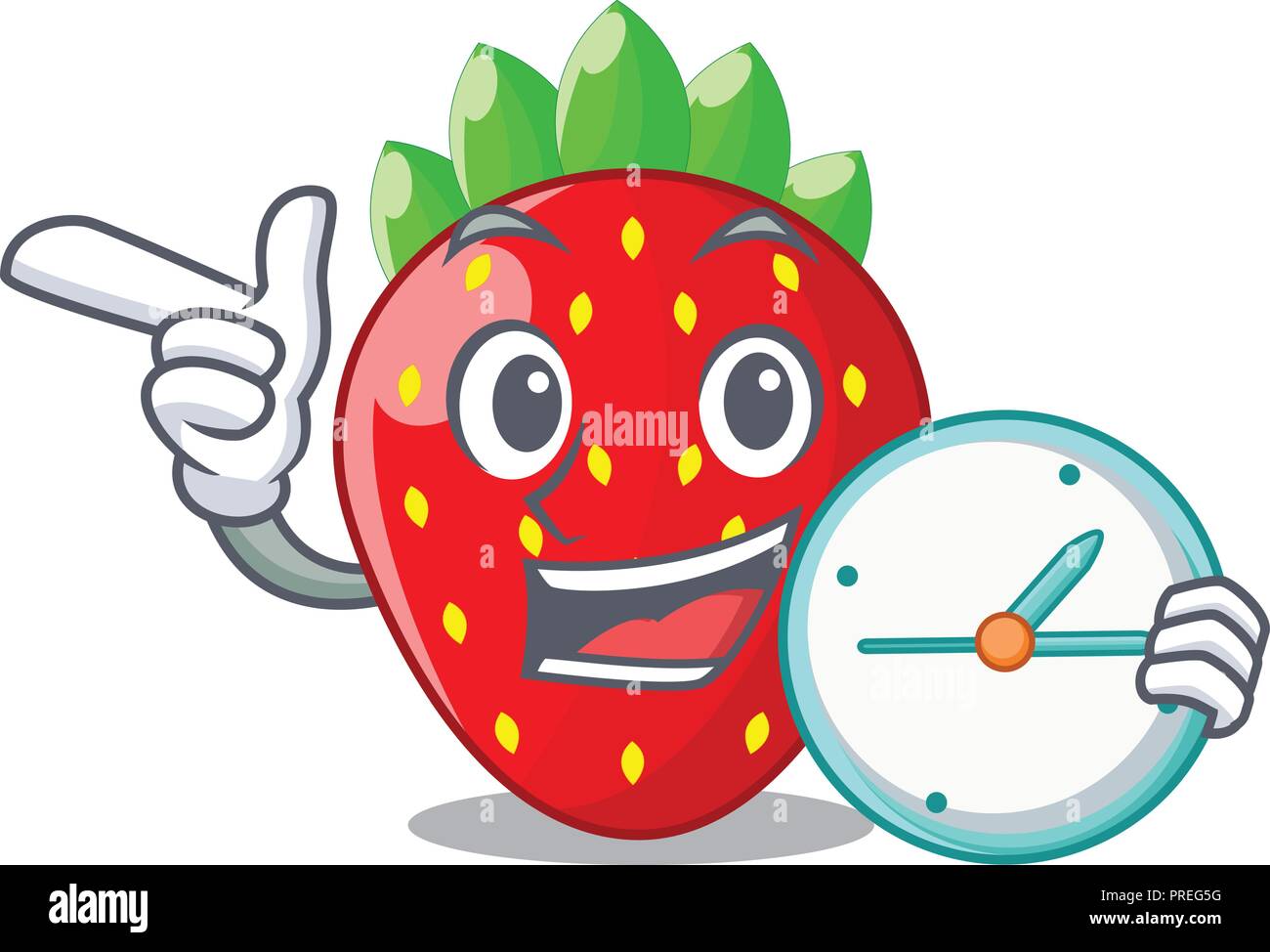 Strawberry alarm clock Stock Vector Images - Alamy