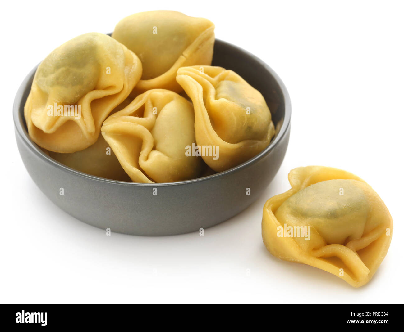Italian Tortelloni made of spinach and flour Stock Photo - Alamy