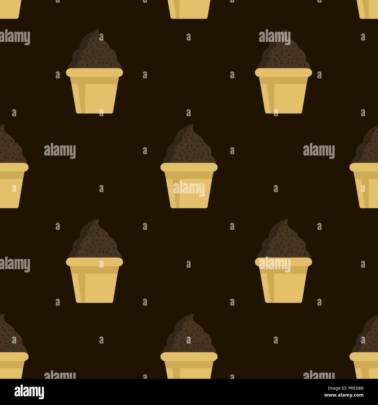 Cream choco cake seamless pattern Stock Vector Image & Art - Alamy