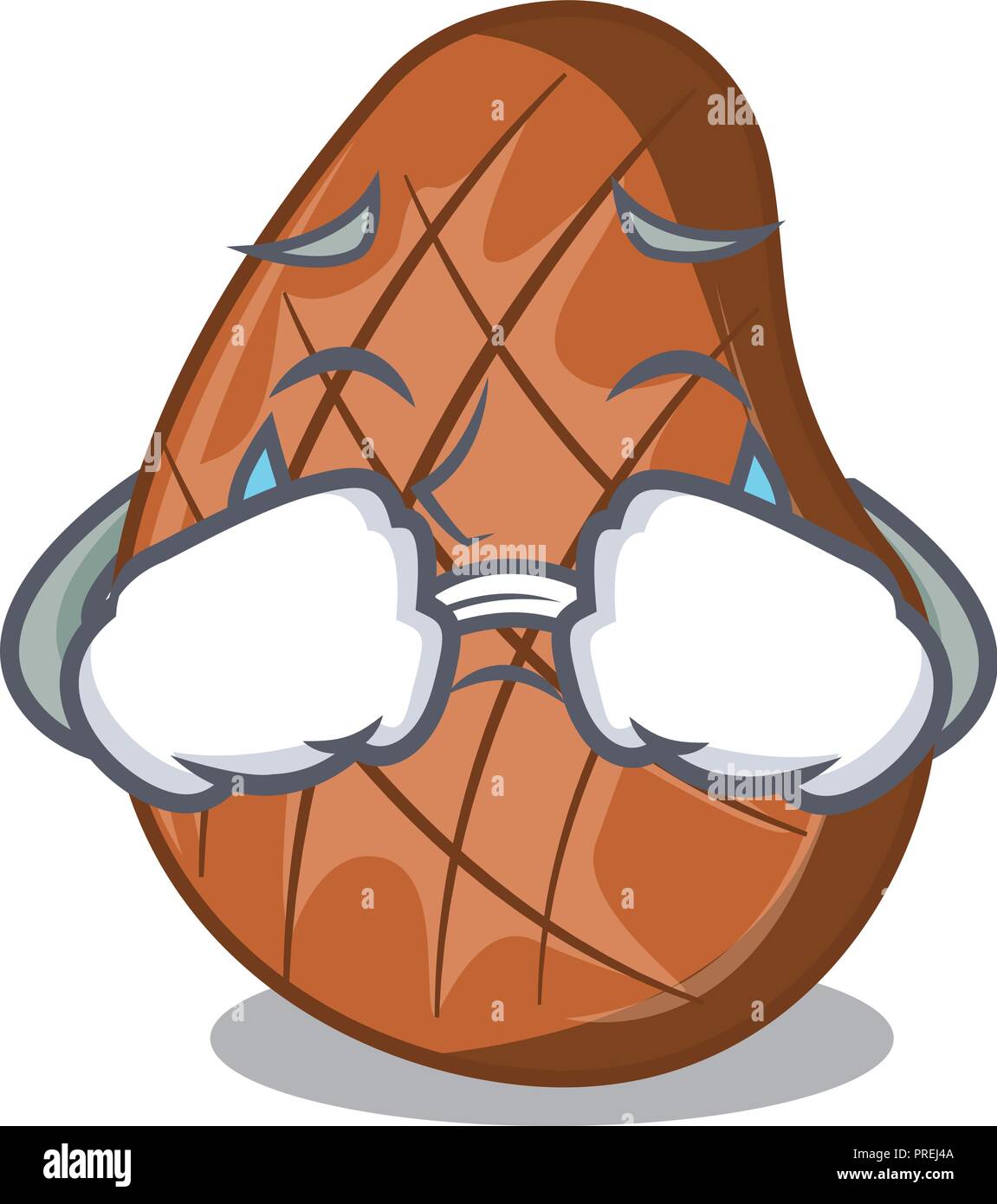 Crying cooked grilled beef steaks in cartoon kitchen Stock Vector Image ...