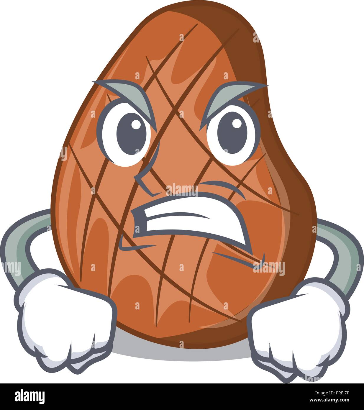 Angry cooked grilled beef steaks in cartoon kitchen Stock Vector Image ...