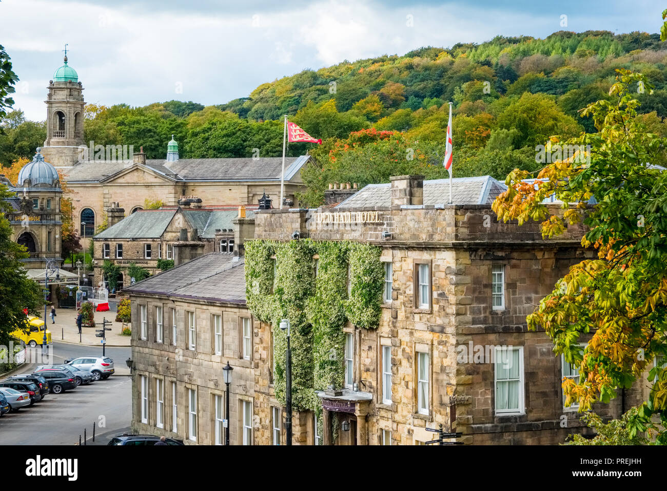 Old historic hotel buxton hi-res stock photography and images - Alamy