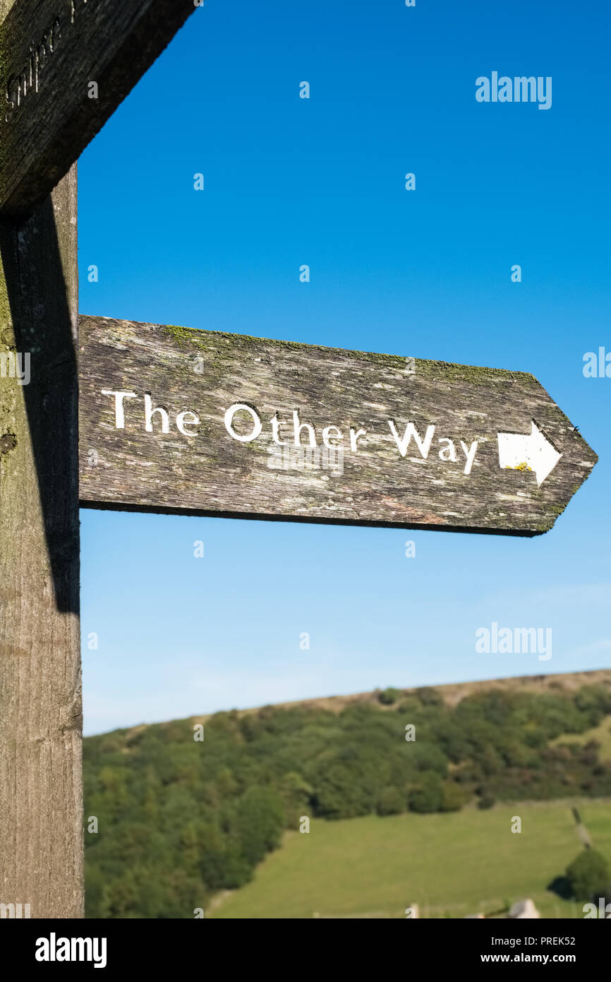 The other way hi-res stock photography and images - Alamy