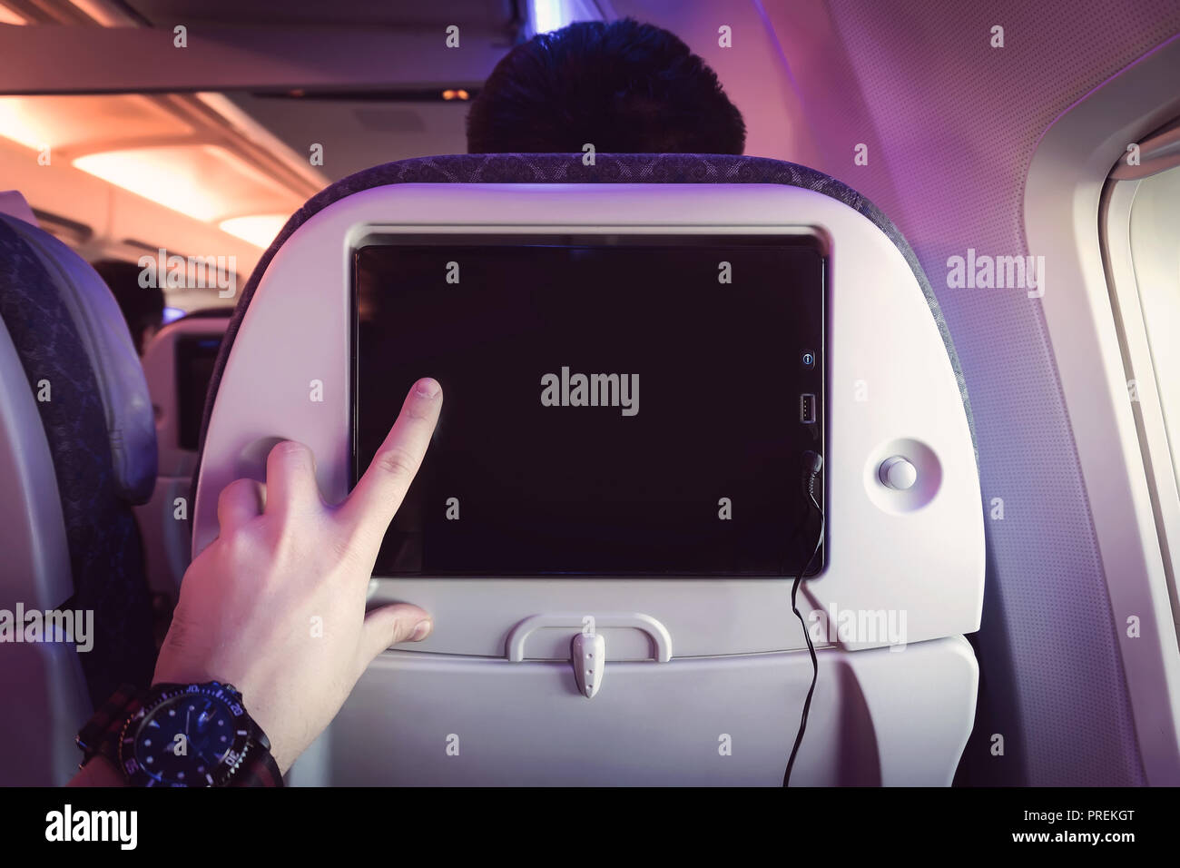 In plane cabin hi-res stock photography and images - Alamy