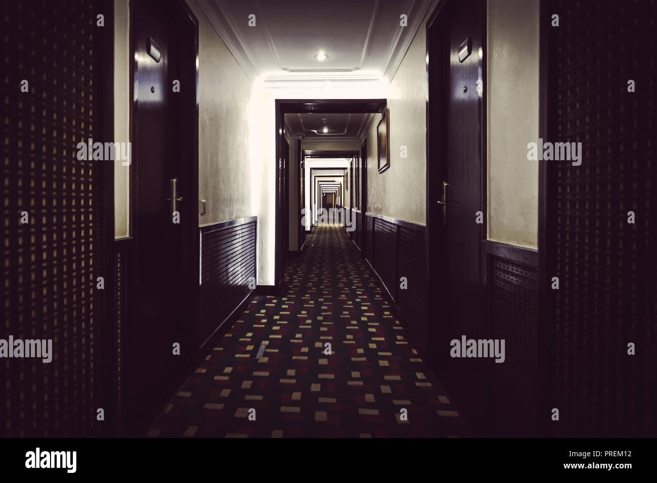 Long modern hallway large hi-res stock photography and images - Alamy