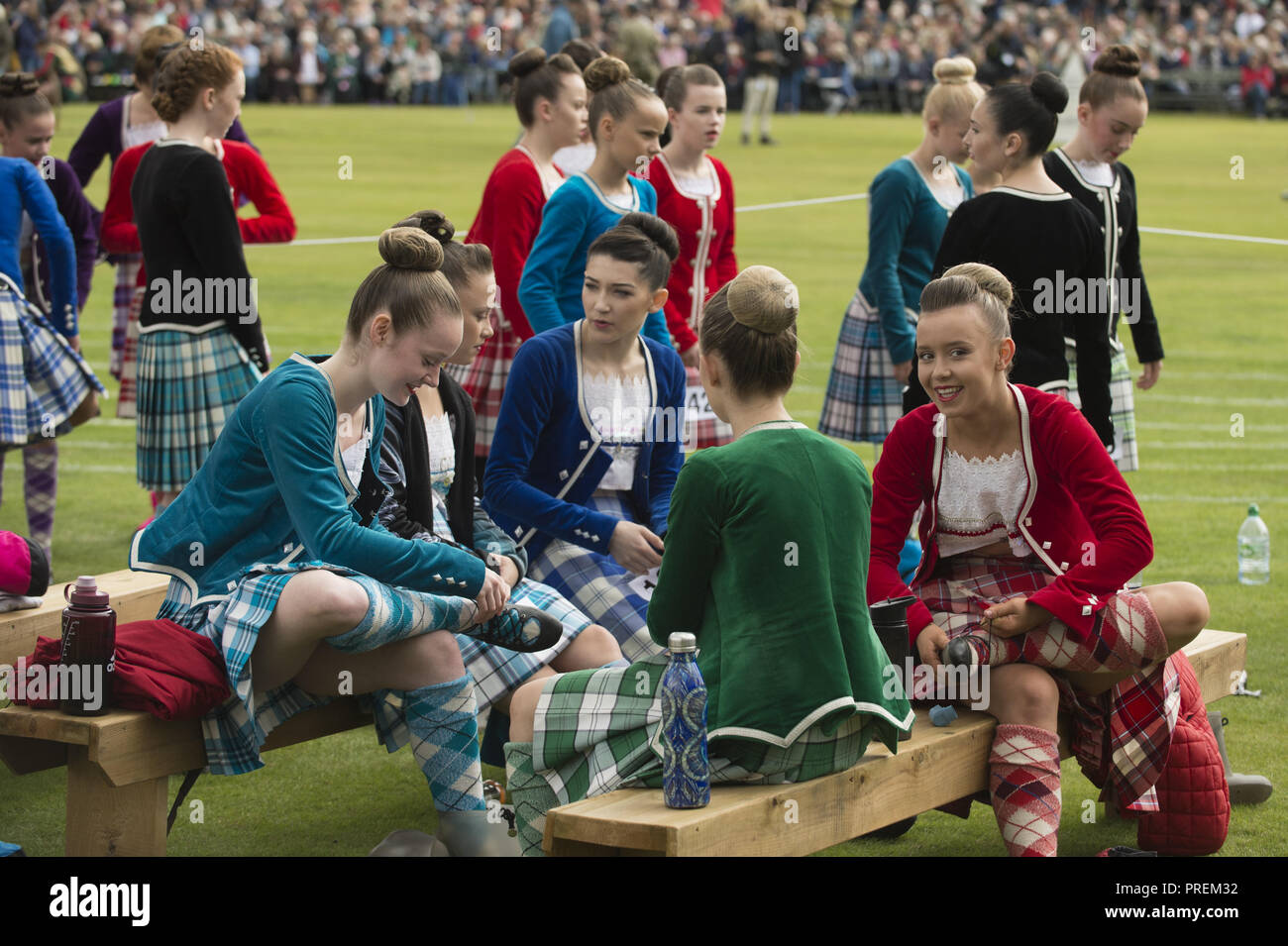 Members of the Royal family attend the annual Braemar Gathering to ...