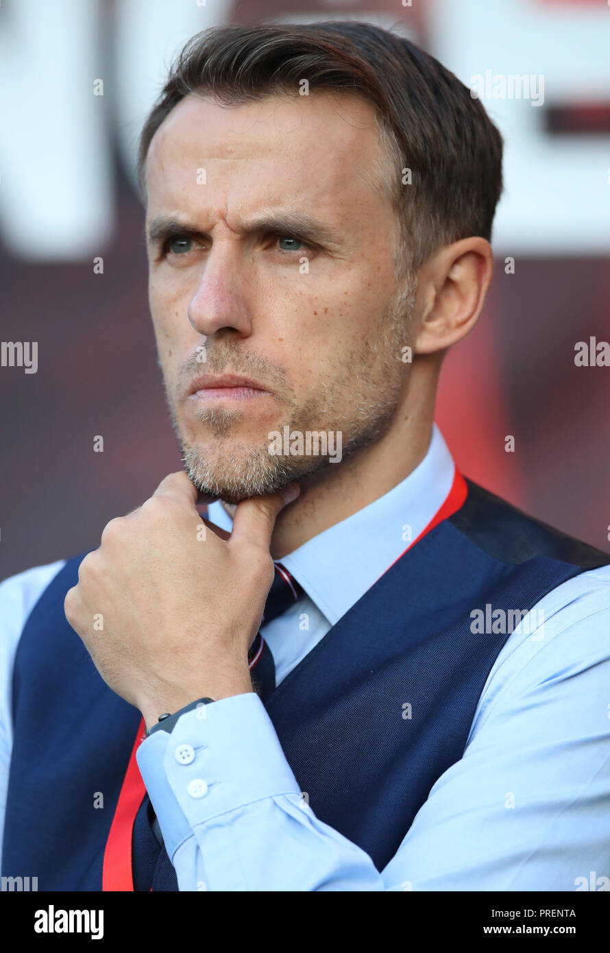 Phil neville england women hi-res stock photography and images - Alamy