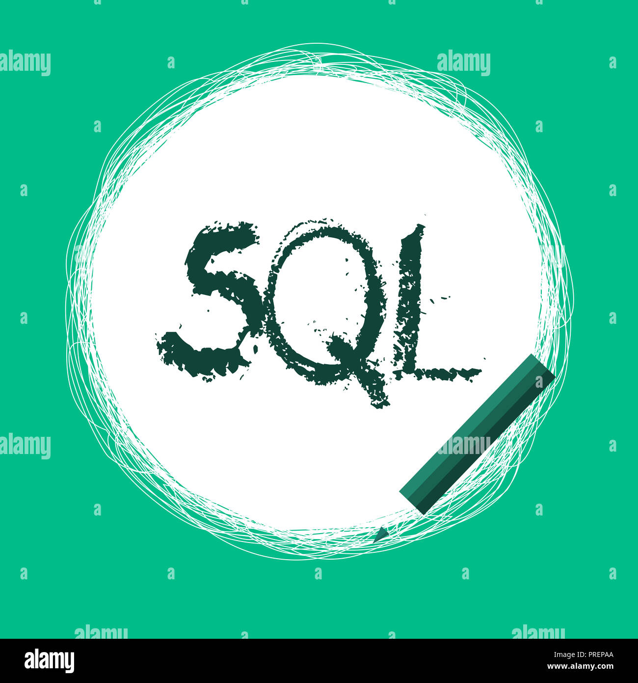 Word writing text Sql. Business concept for A standard computer language for relational database ...