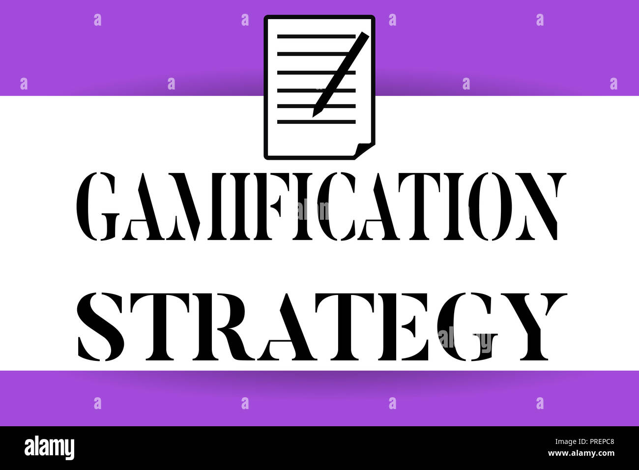 Handwriting text writing Gamification Strategy. Concept meaning use ...