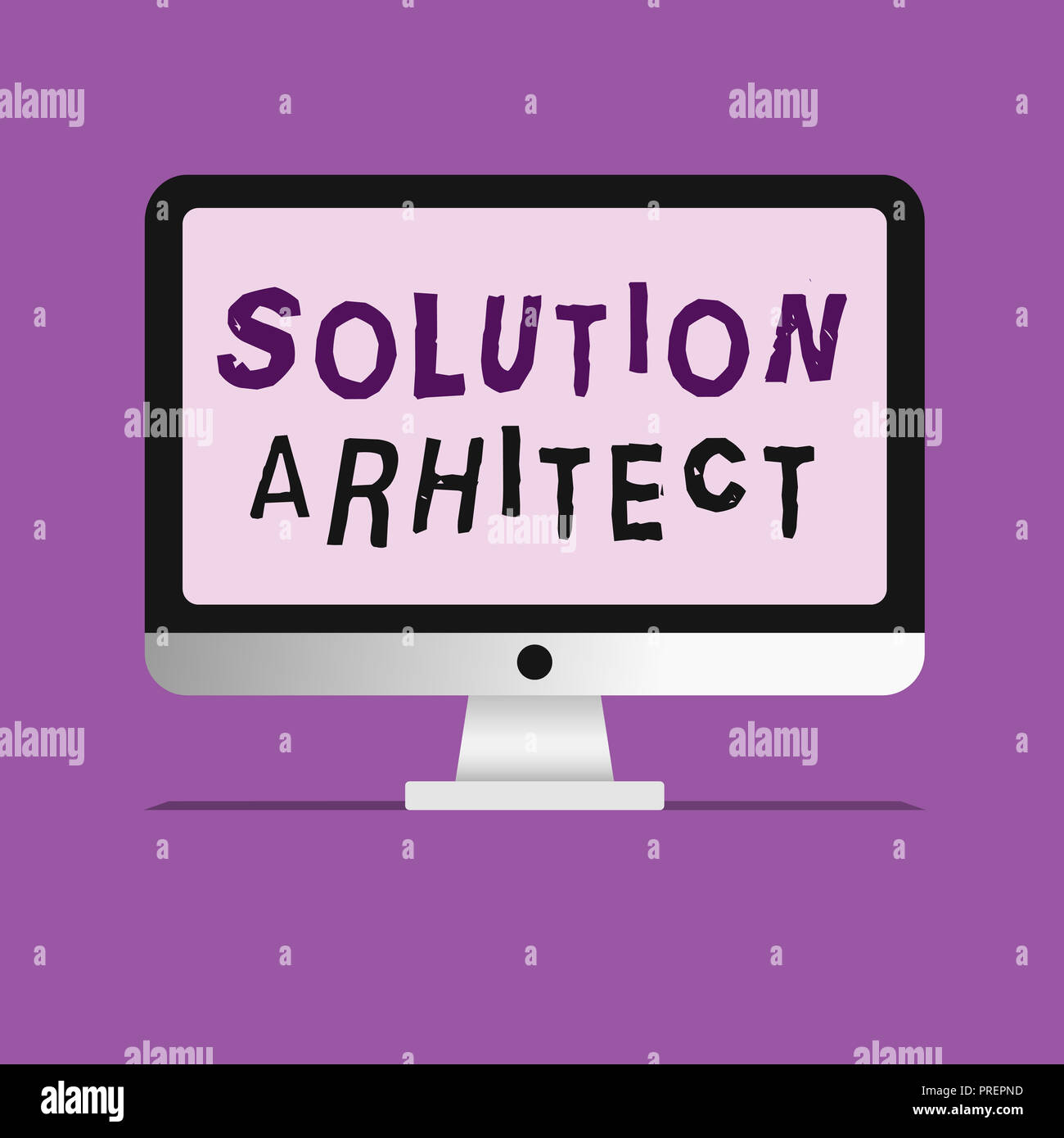 Handwriting text writing Solution Arhitect. Concept meaning Design ...