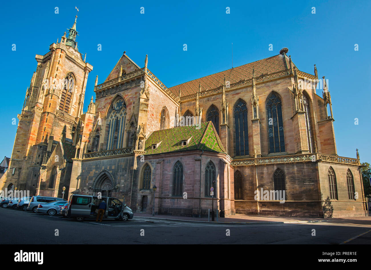 Cathedral of Saint Martin. The 13th-century Saint-Martin Collegiate ...