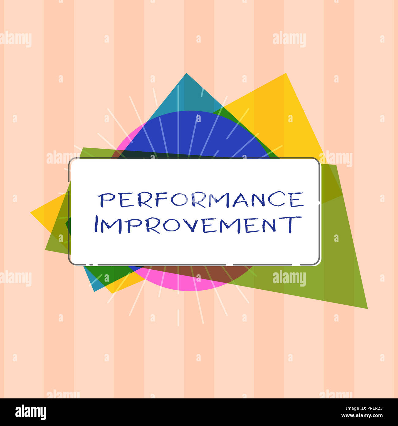 Text sign showing Performance Improvement. Conceptual photo Measure and ...