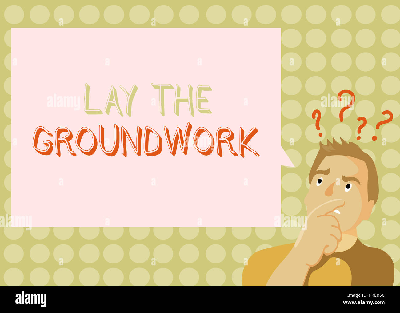 Conceptual hand writing showing Lay The Groundwork. Business photo ...