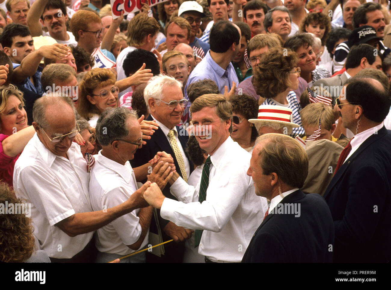 Vice President H..W. Bush and candidate Dan Quayle visit Huntington ...