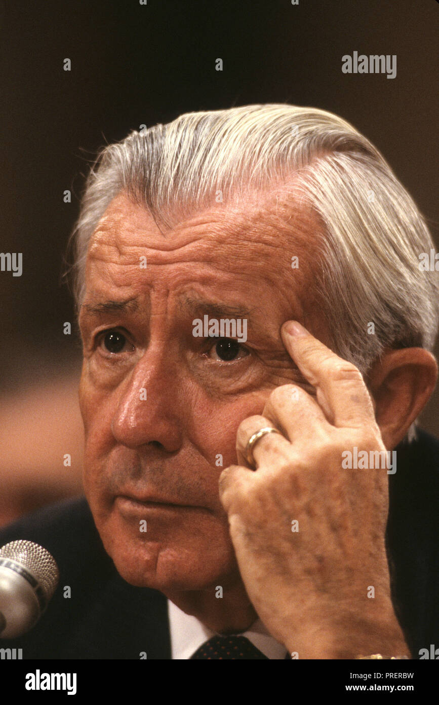 Sectretary of Treasury Don Regan in 1985 Photograph by Dennis Brack ...
