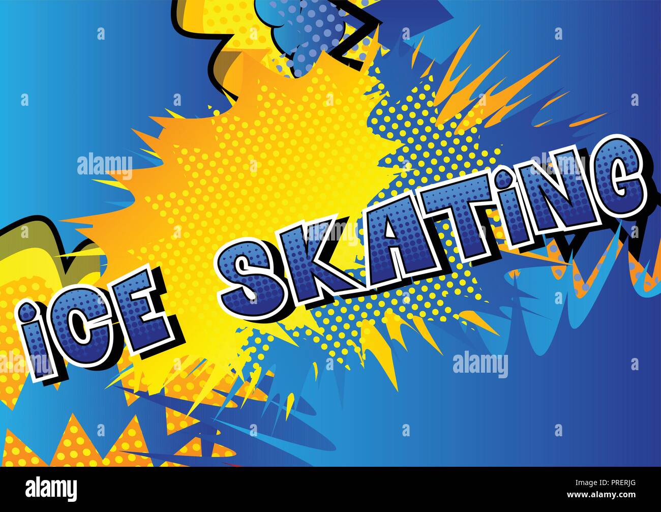 Freestyle ice skating Stock Vector Images - Alamy