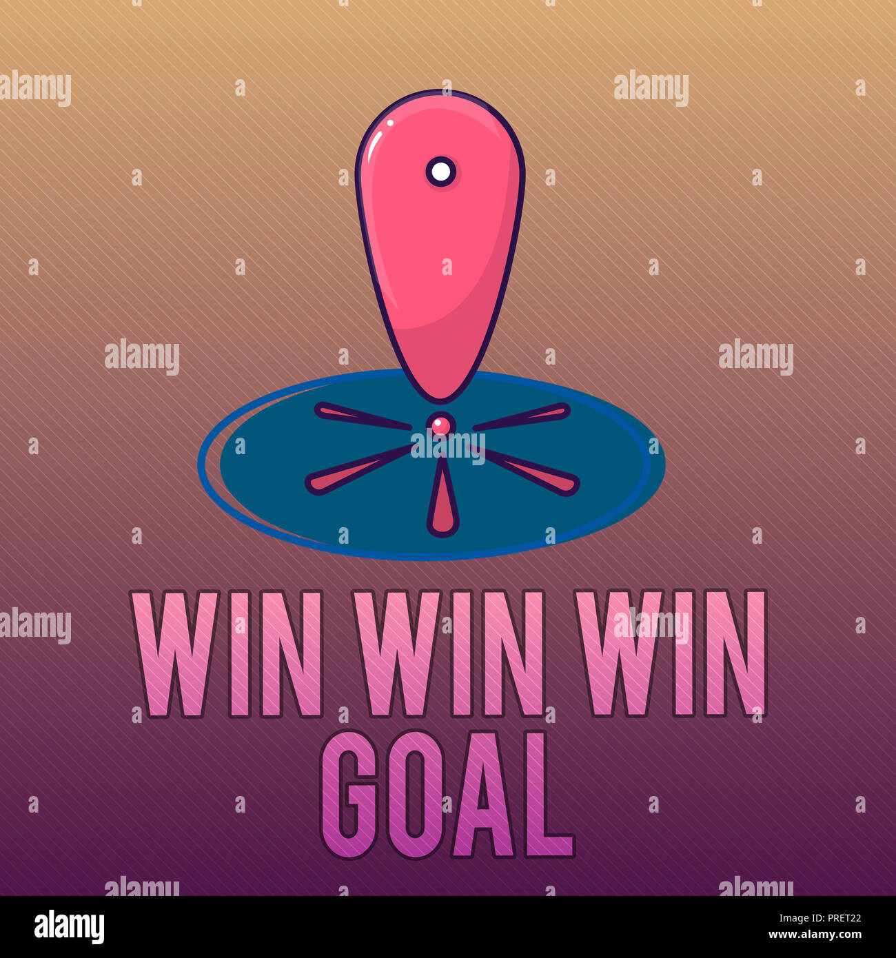 Writing note showing Win Win Win Goal. Business photo showcasing ...