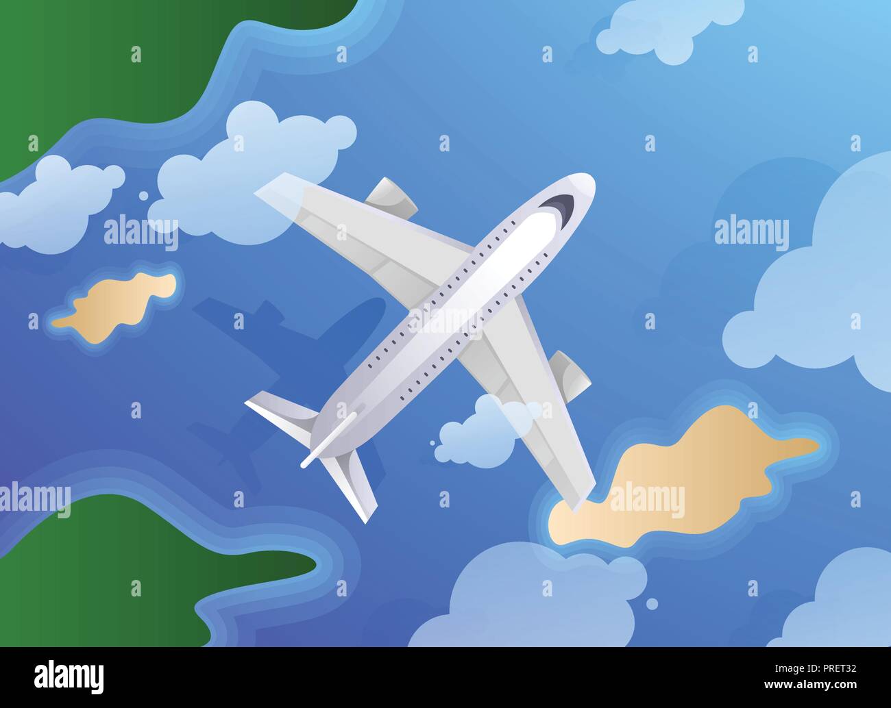 Aircraft isle Stock Vector Images - Alamy