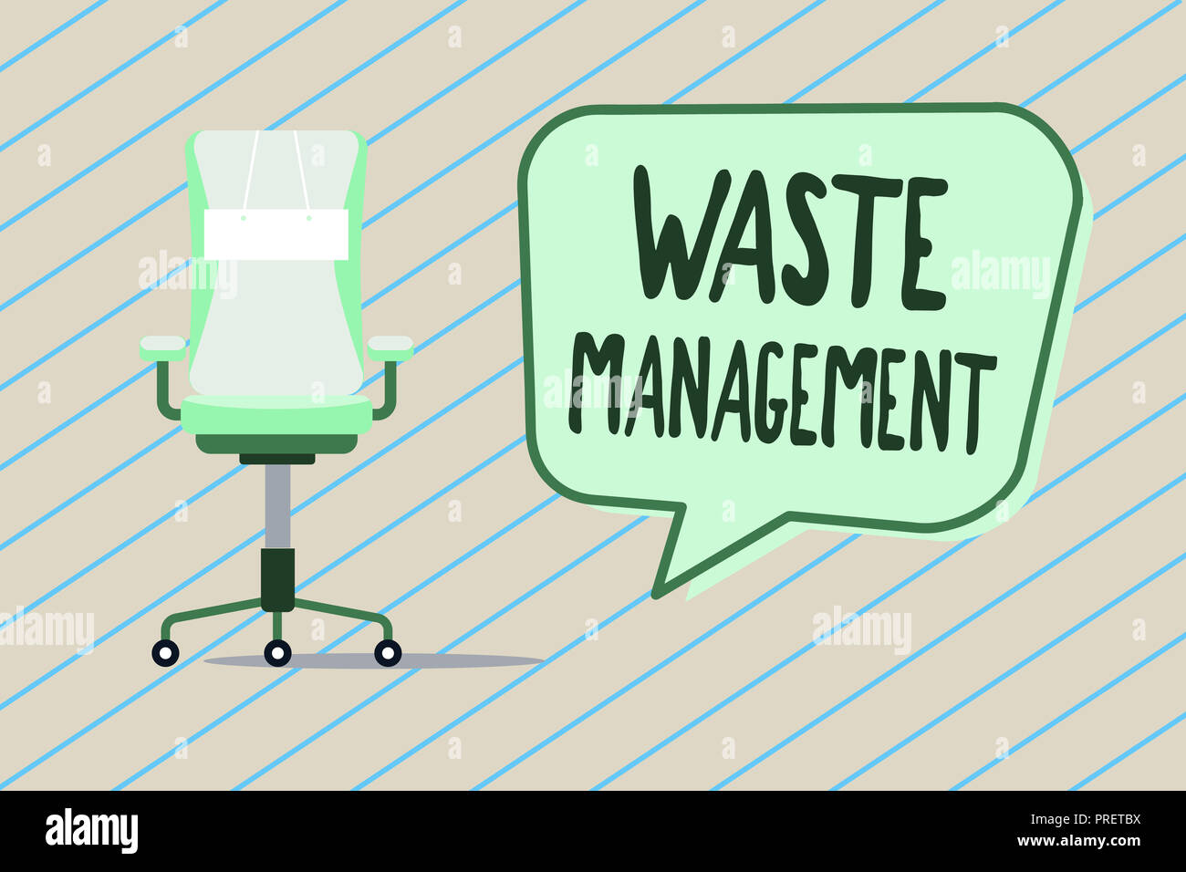 Handwriting text writing Waste Management. Concept meaning actions ...