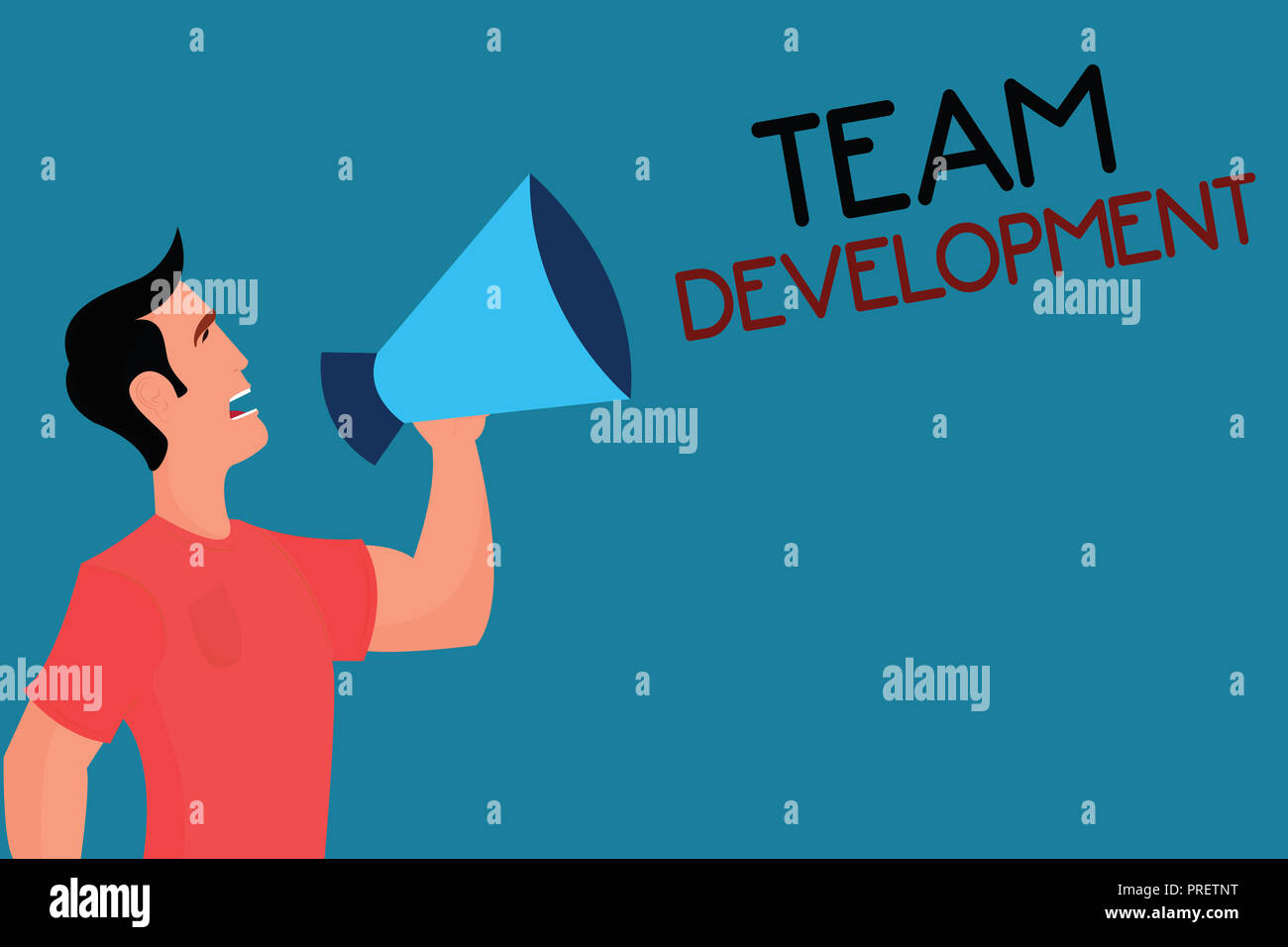 Writing note showing Team Development. Business photo showcasing learn ...