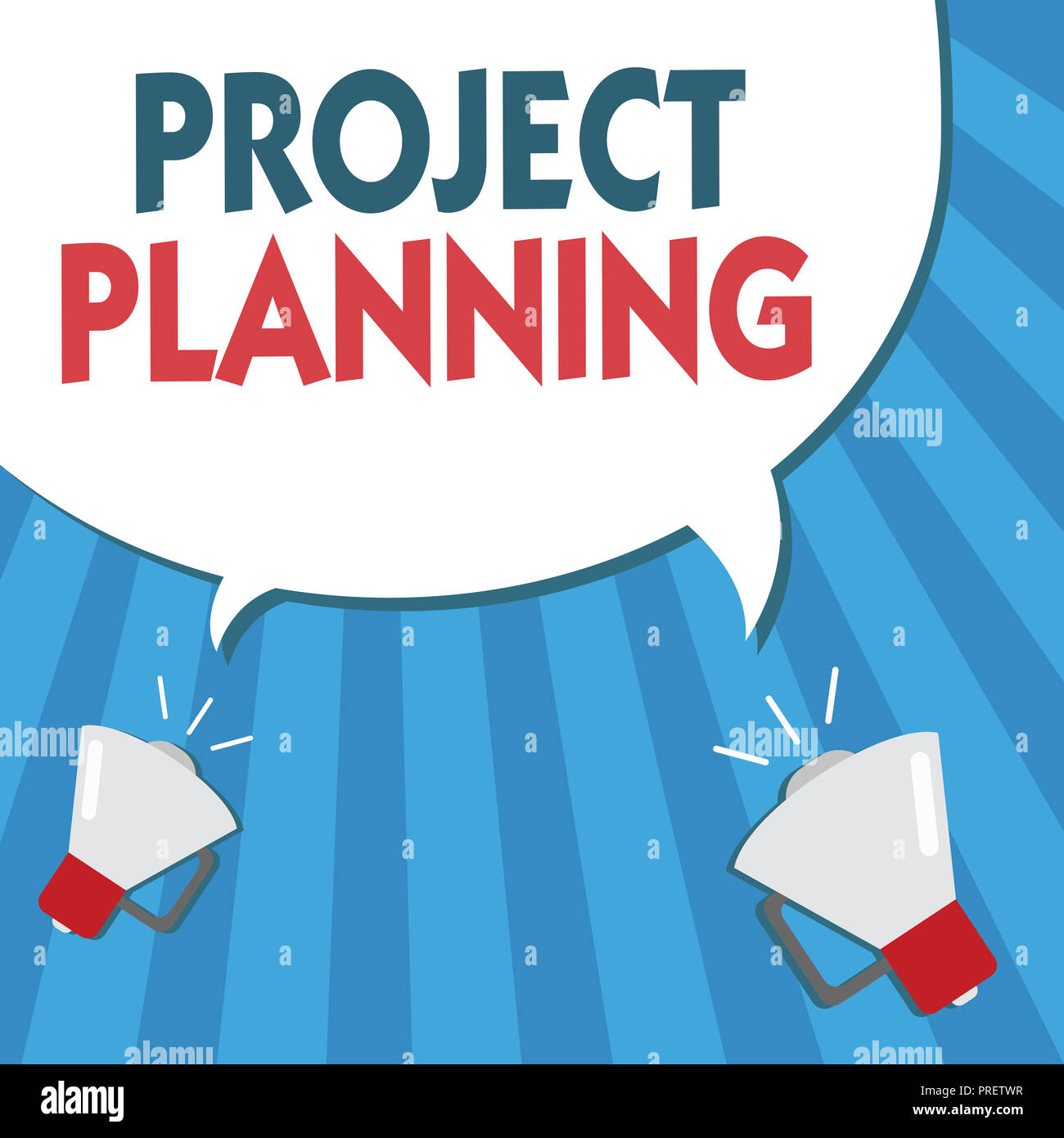 Word writing text Project Planning. Business concept for schedules such ...