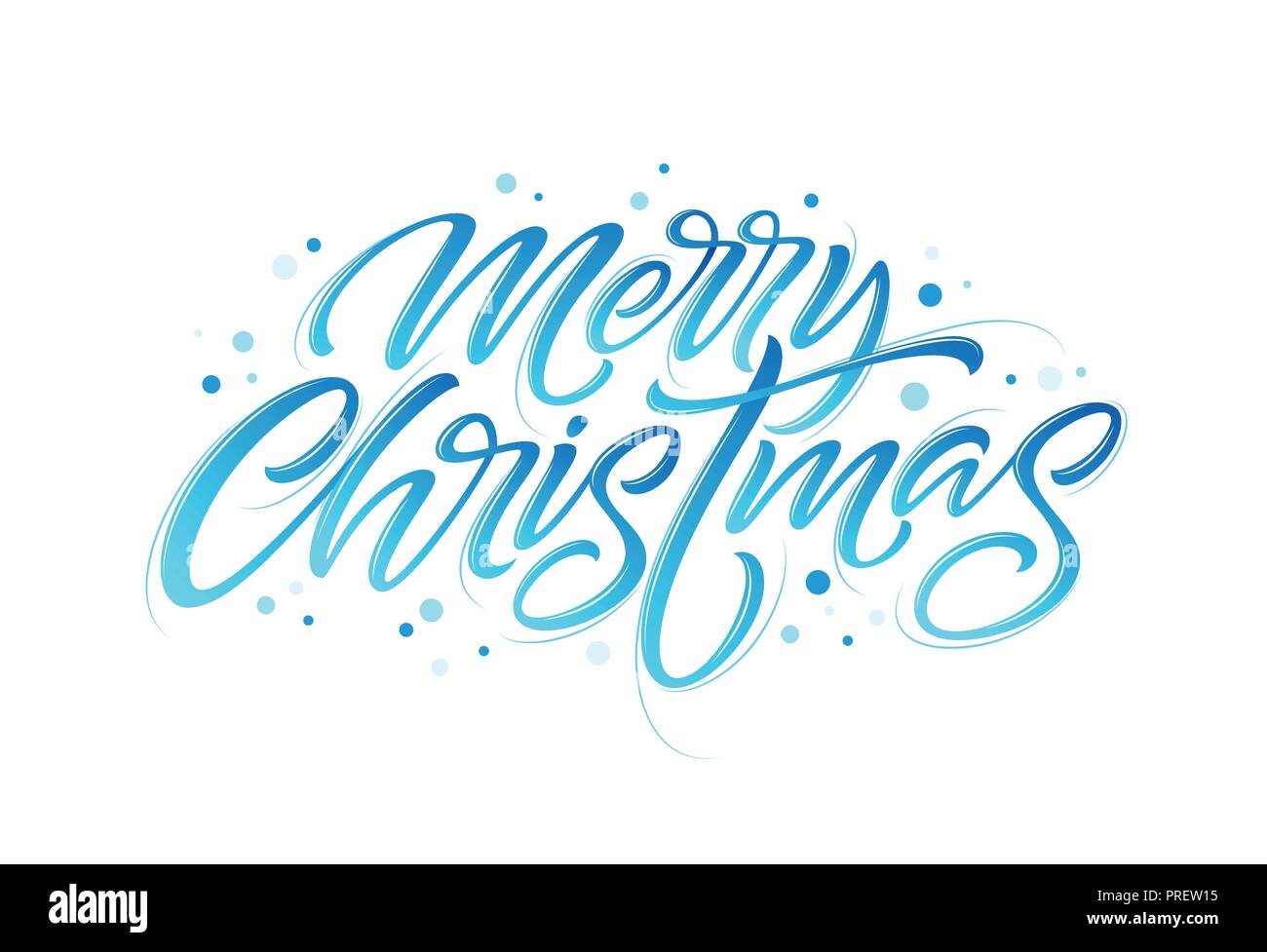 Christmas hand drawn lettering Stock Vector Image & Art - Alamy