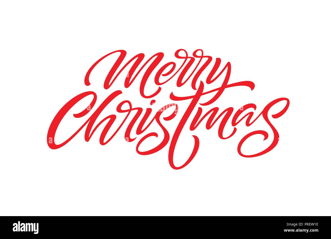 Merry christmas red hand Cut Out Stock Images & Pictures - Alamy