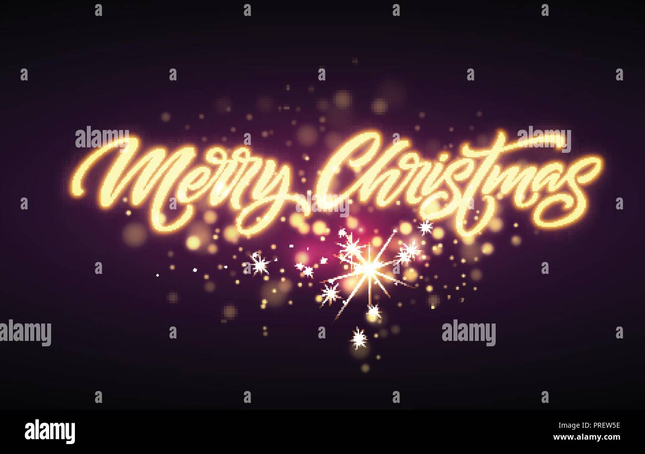 Text merry christmas written Stock Vector Images - Alamy