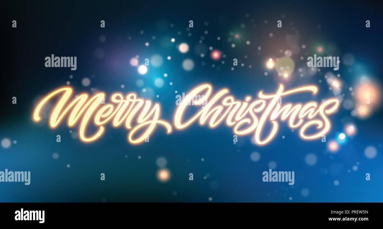 Text merry christmas written Stock Vector Images - Alamy