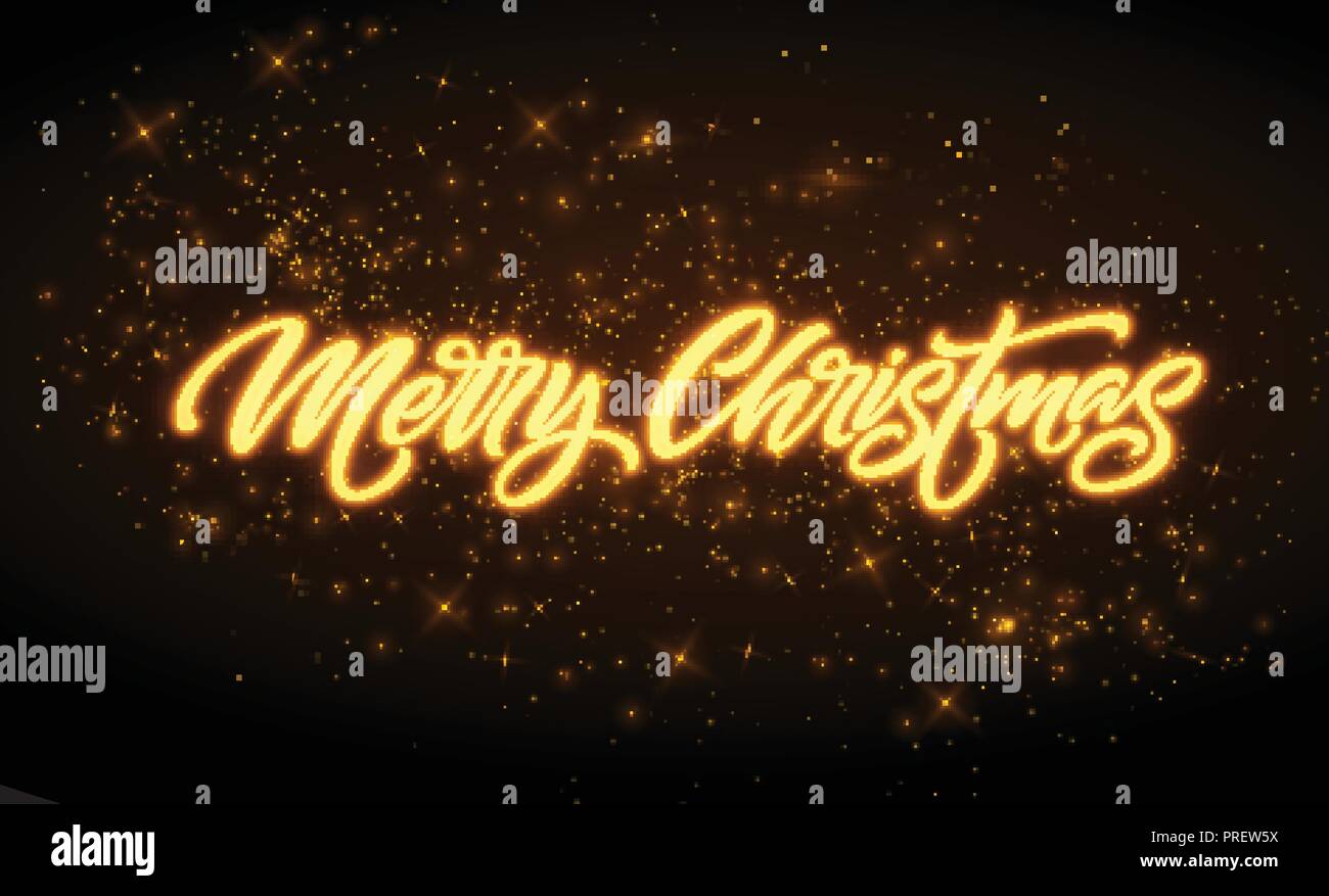 Text merry christmas written Stock Vector Images - Alamy