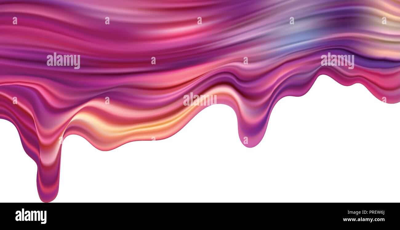 Modern colorful flow poster. Wave Liquid shape in blue color background. Art design for your ...