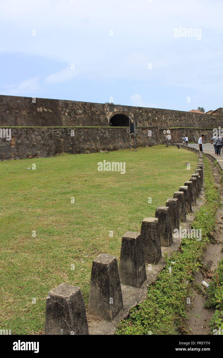 The gate of Galle dutch fort Stock Photo - Alamy