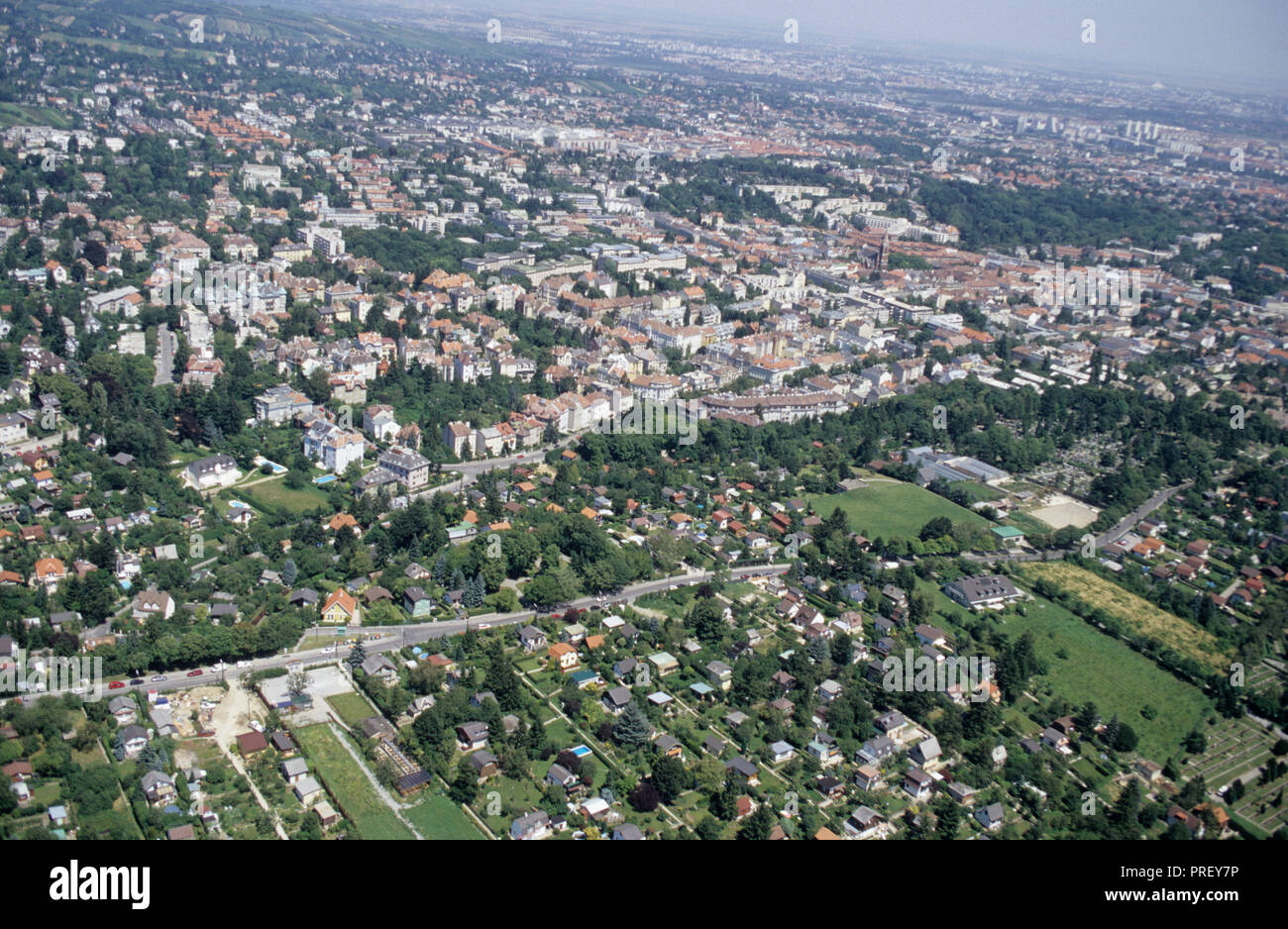 Wien, Luftbild - Vienna, Aerial View Stock Photo - Alamy