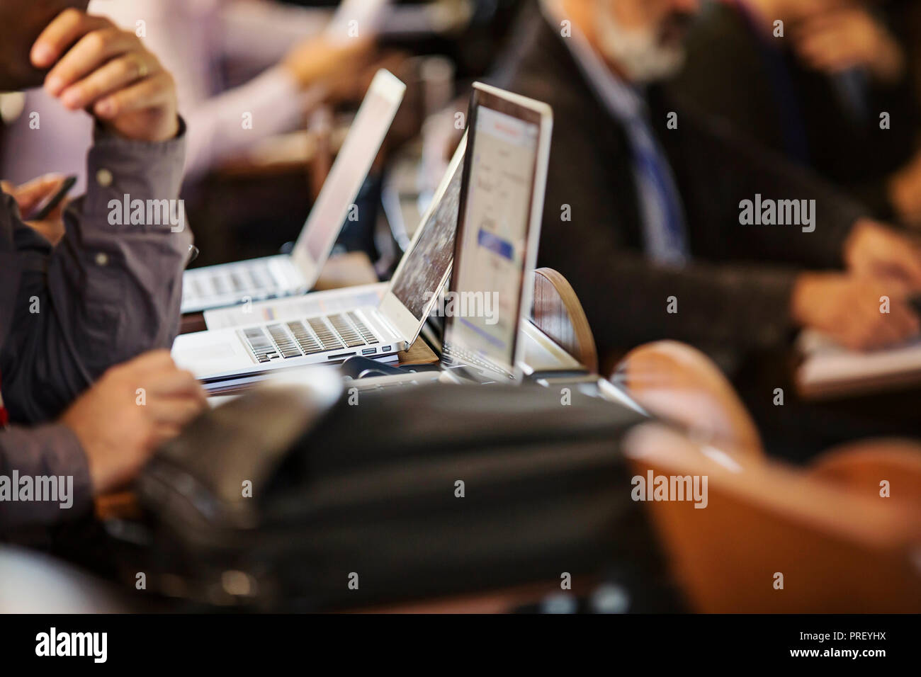 Business conference background concept Stock Photo - Alamy
