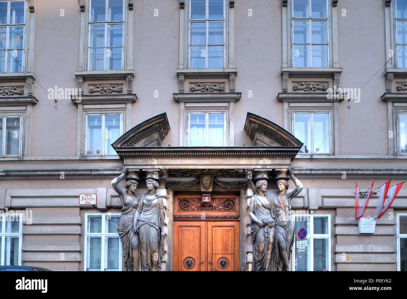 Wien, Palais Palffy - Vienna, Palffy Palais Stock Photo - Alamy