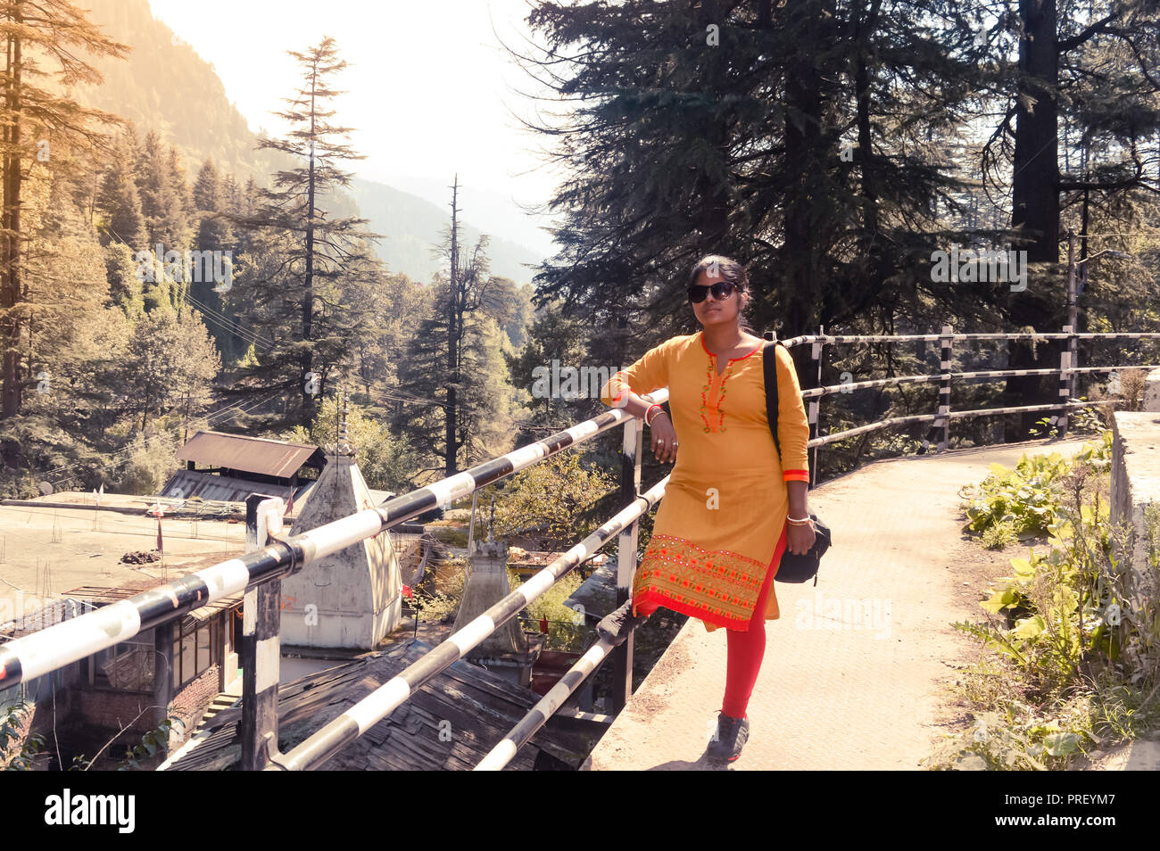 Portrait young indian girl manali hi-res stock photography and images ...