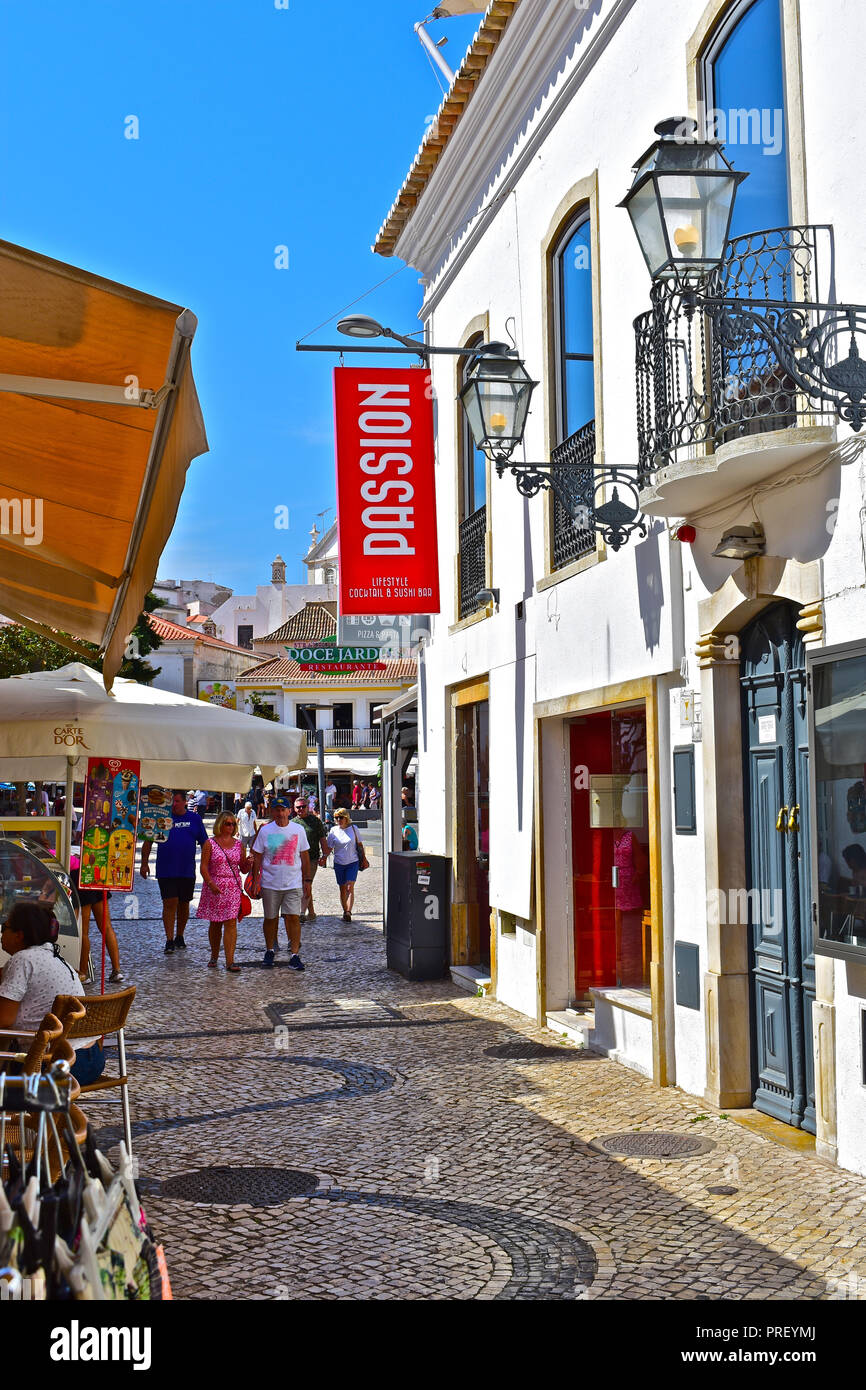 Albufeira shopping centre hi-res stock photography and images - Alamy