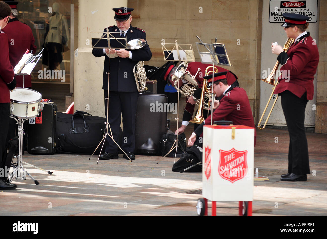 Music band of Australia people playing music for show Australian people ...
