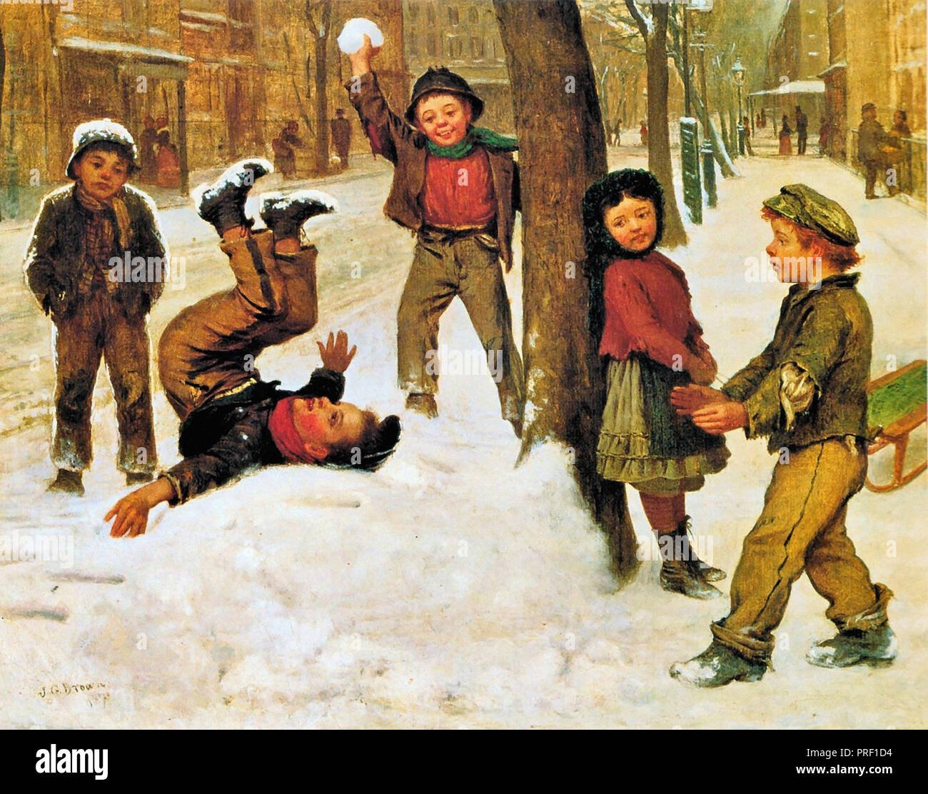 George winter hi-res stock photography and images - Alamy
