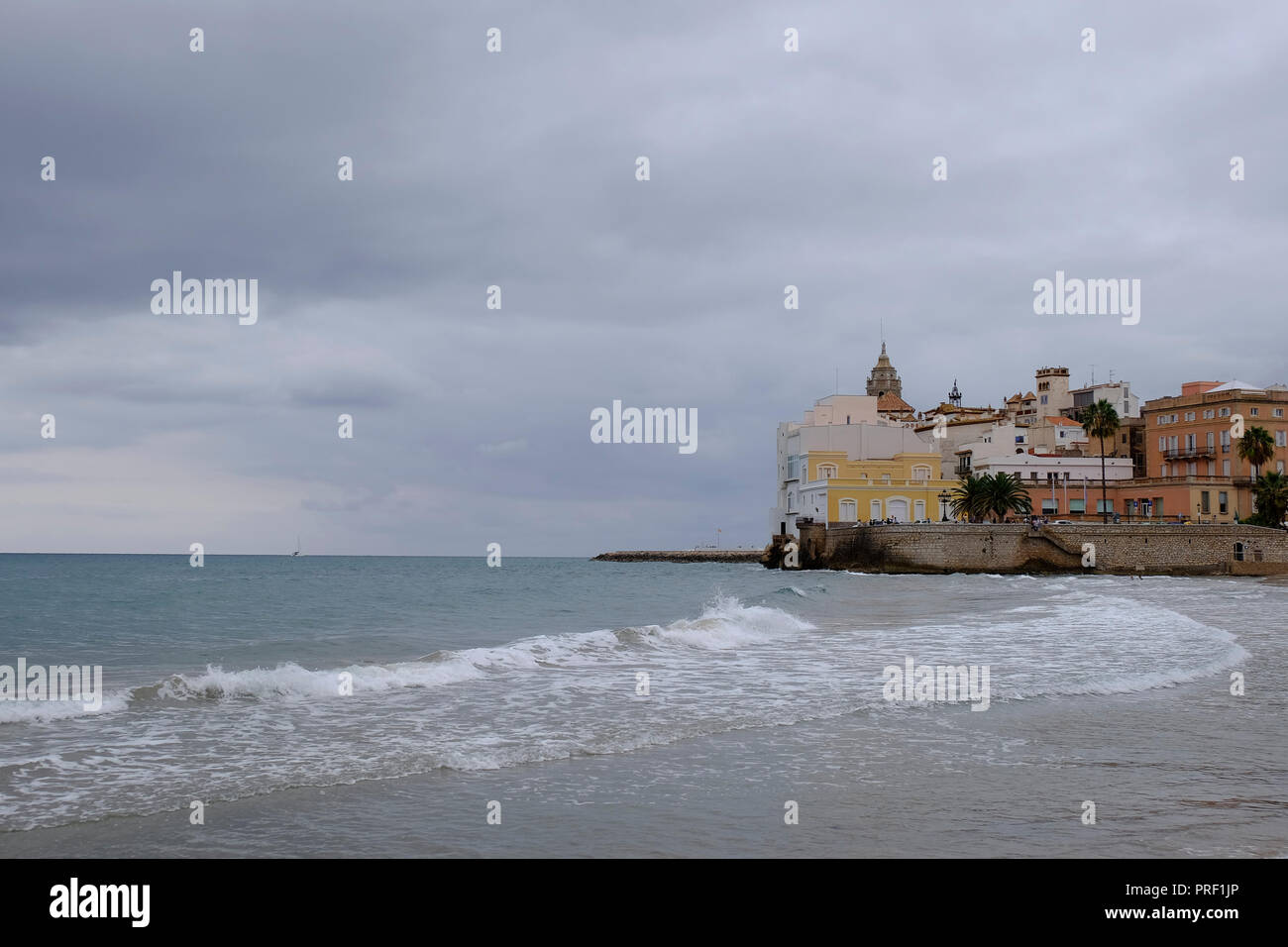 Sitges beach tourism hi-res stock photography and images - Alamy
