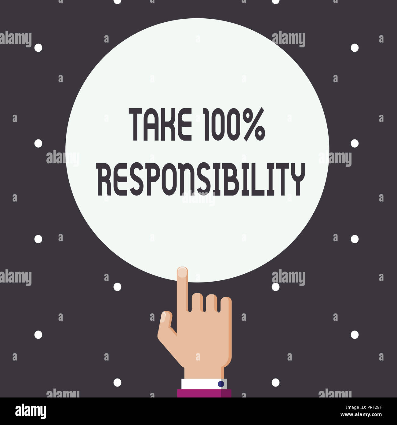 The Word Responsible Clipart