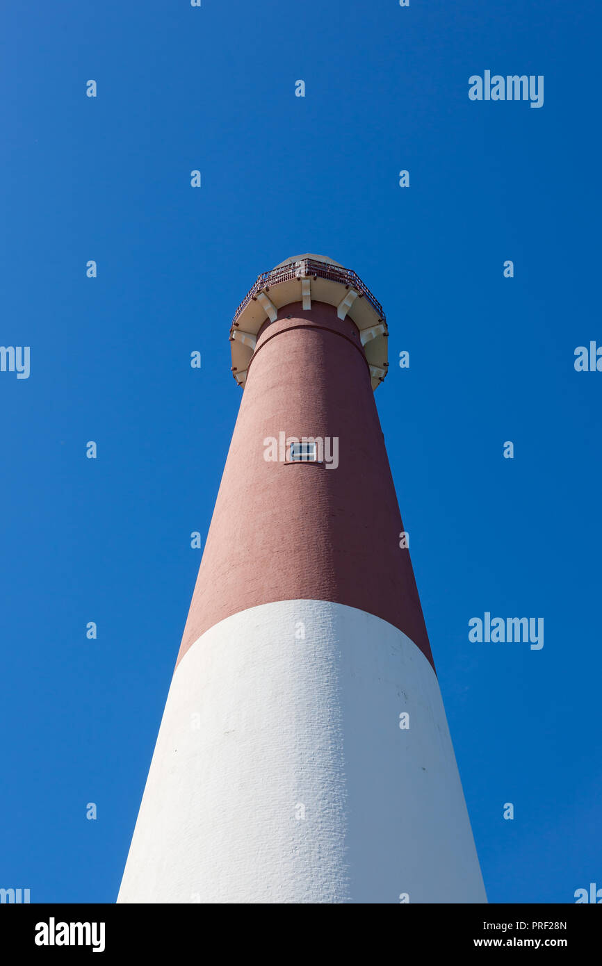 A view of the historic Barnegat Lighthouse on Long Beach Island ...