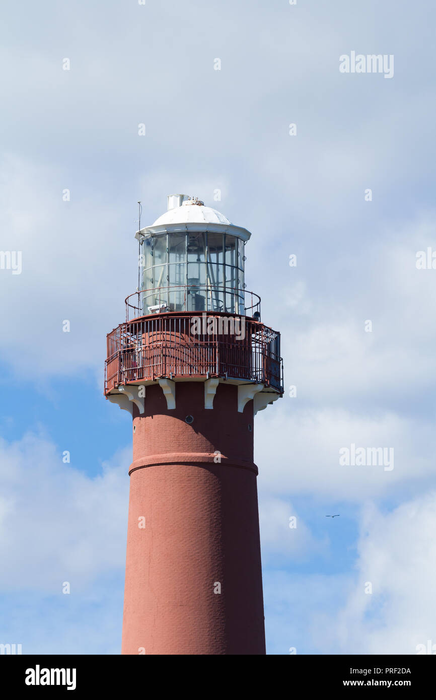 A view of the historic Barnegat Lighthouse on Long Beach Island ...
