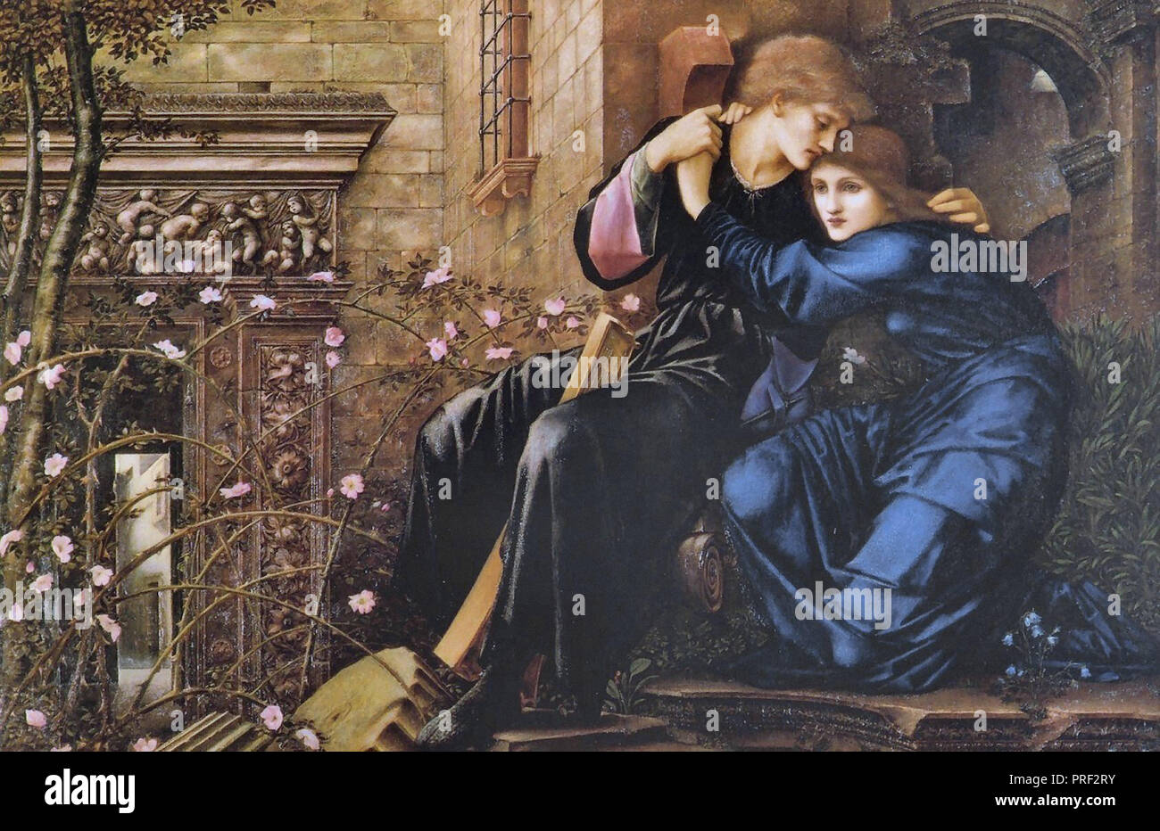 Burne-Jones Edward Coley - Love Among the Ruins 1 Stock Photo - Alamy
